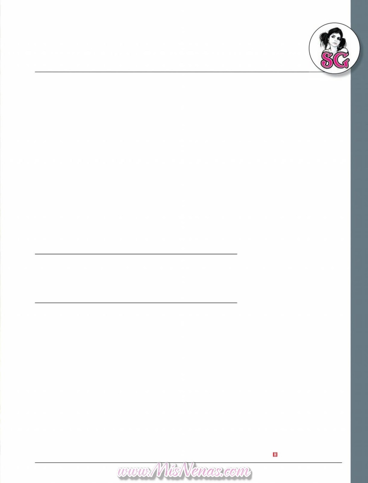 Jennifer Aboul La Rabbit Revista H Octubre 2016 - Chicas De Portada