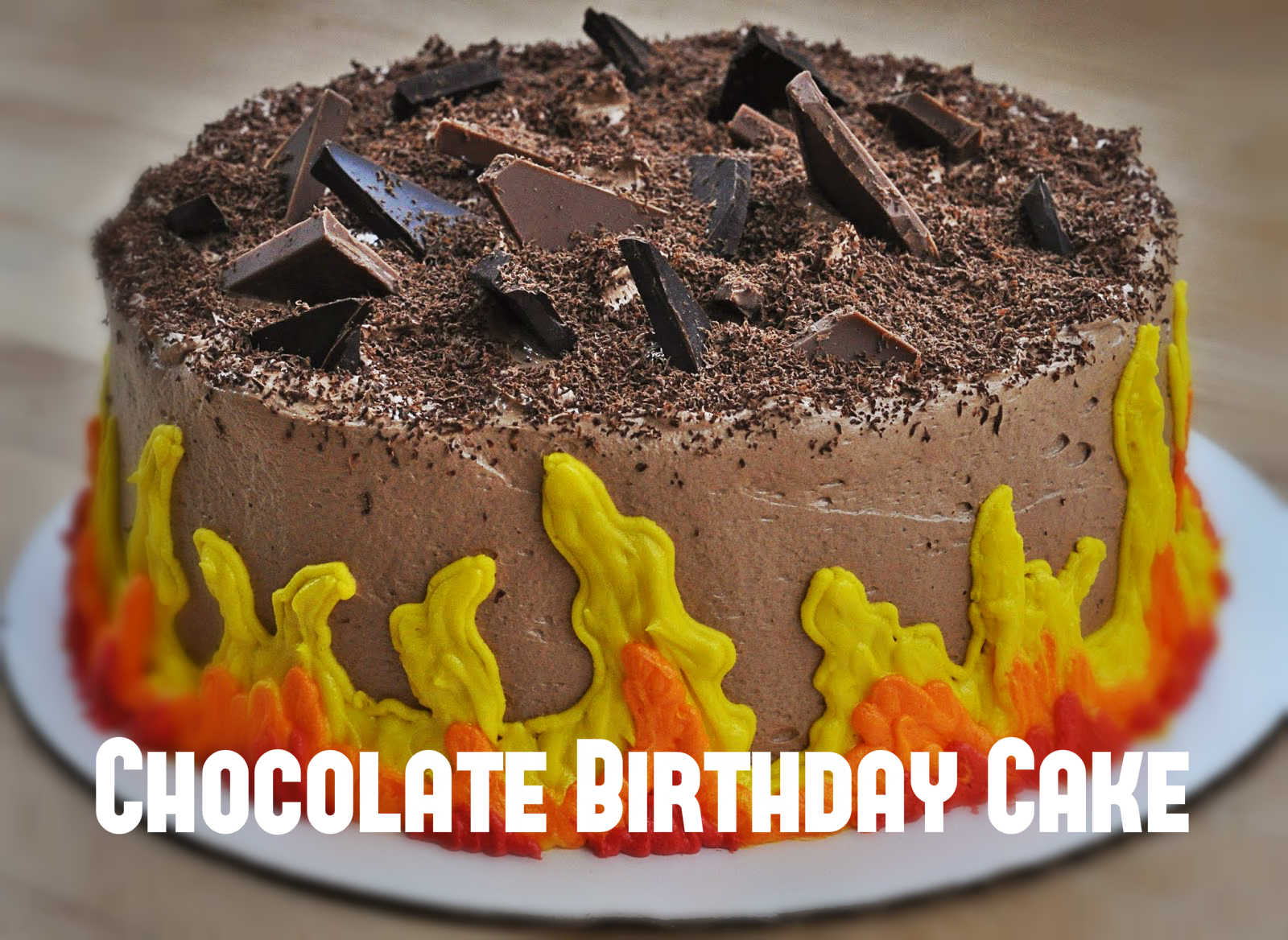 Divergent Dauntless Chocolate Birthday Cake - CakeYep