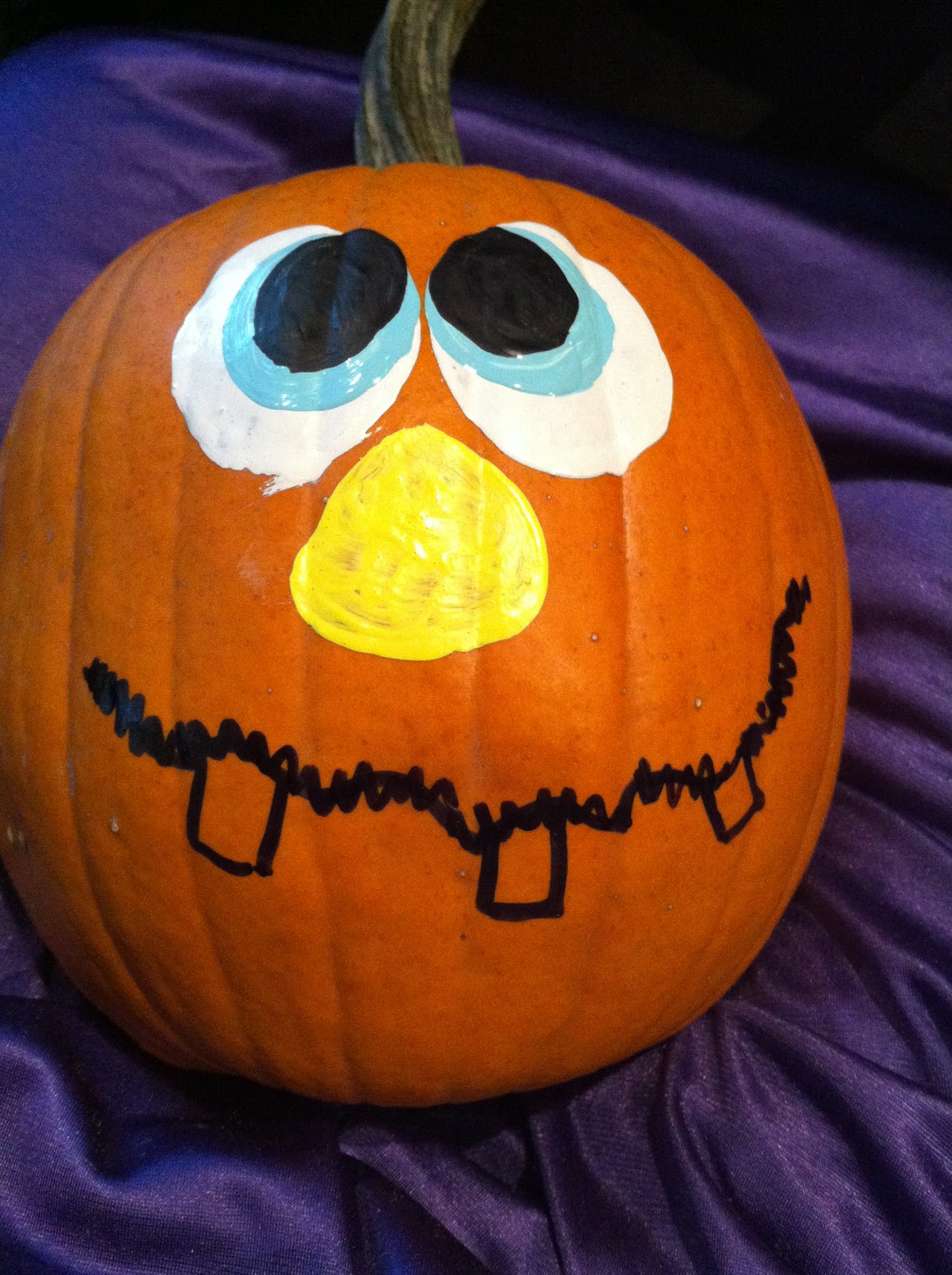 Our Garden Path: Painting Pumpkin Faces