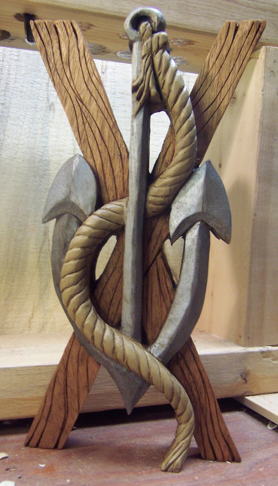 FOUNDWOOD CARVINGS: AN ORIGINAL DEEP PIERCED RELIEF CARVING