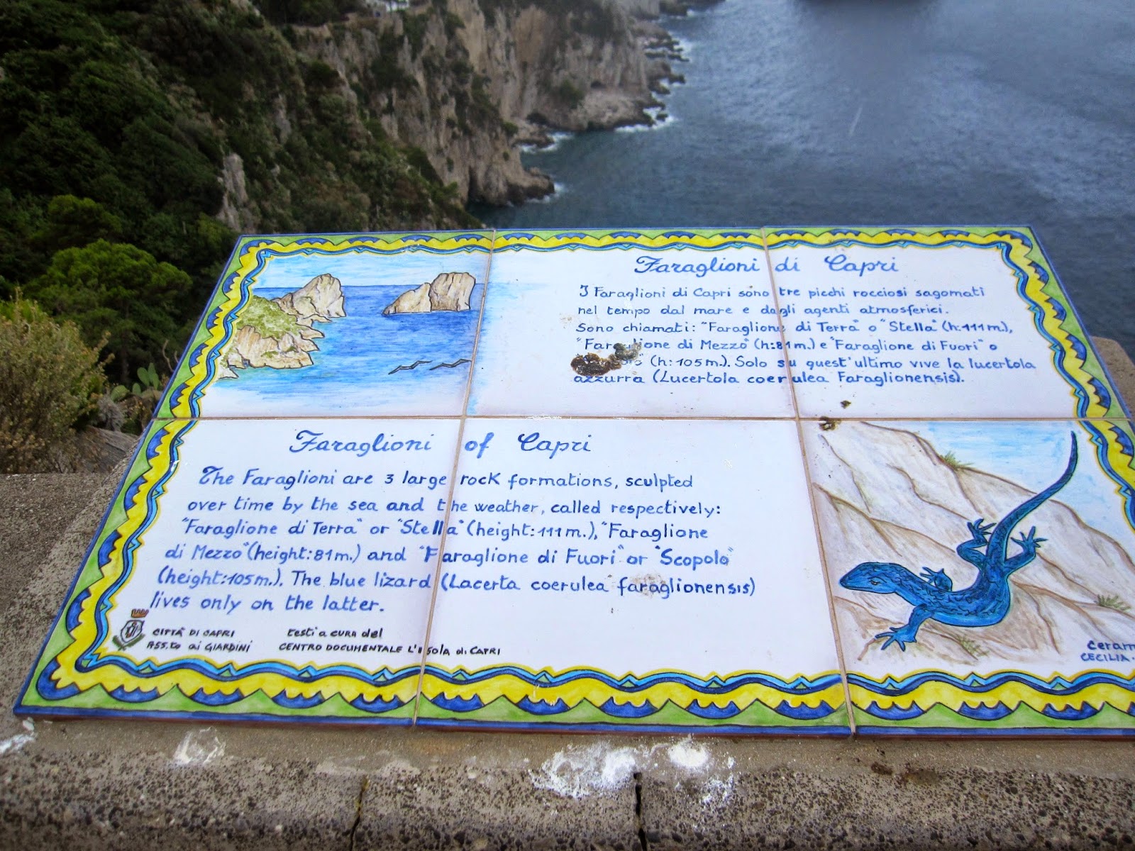 Destination: Fiction: Gardens of Augustus, Capri