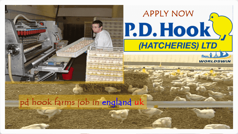 pd hook farms job in england uk