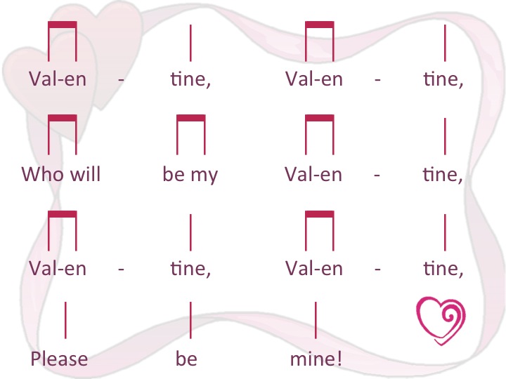 Valentine, Valentine - Music a la Abbott - Amy Abbott - Kodály Inspired ...