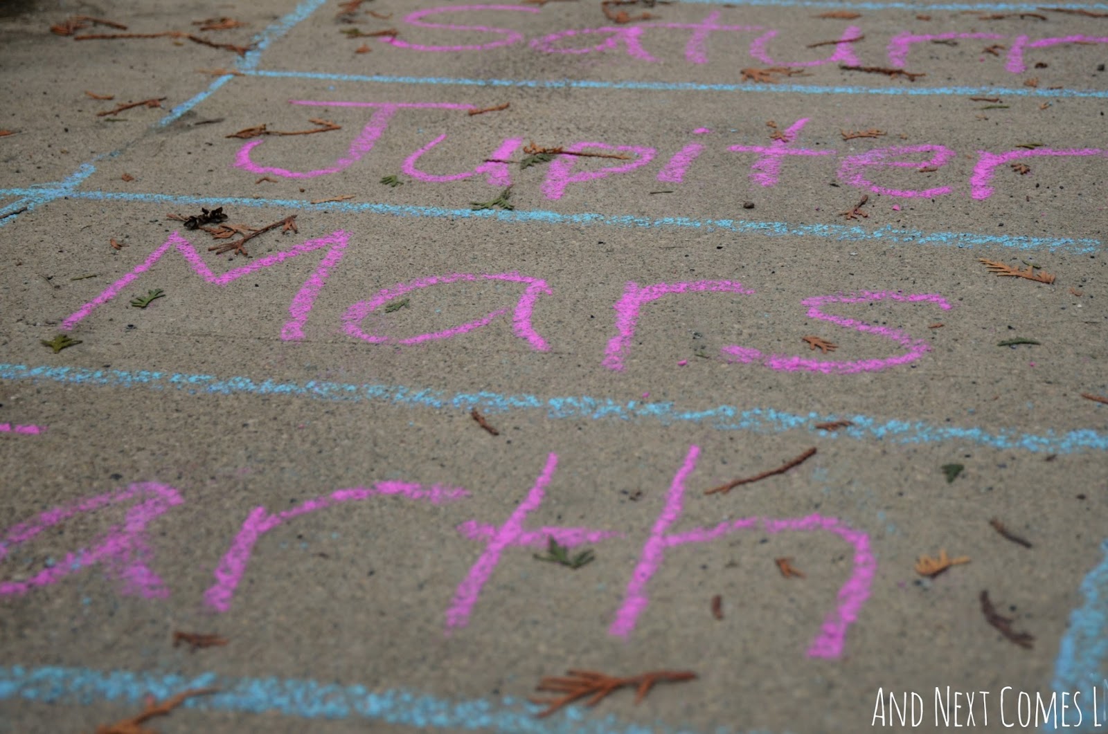 Rocket Hopscotch Planet Activity for Kids | And Next Comes L ...