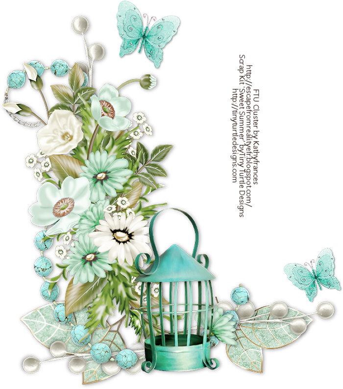 Escape From Reality Blog: FTU Cluster & Cluster Frame 'Sweet Summer'