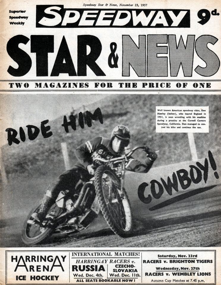 Speedway Archive: 1957 Speedway Star