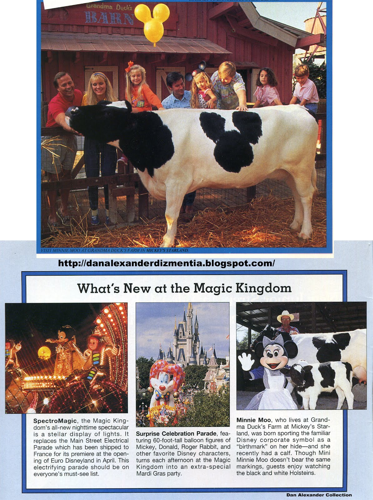 Dan Alexander Dizmentia: Minnie Moo And Clarabelle Cow At Walt Disney World