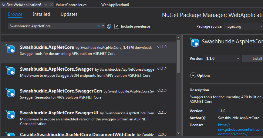How to configure swagger in .Net core (asp.net core) webapi How to configure swagger in .Net core (asp.net core) webapi