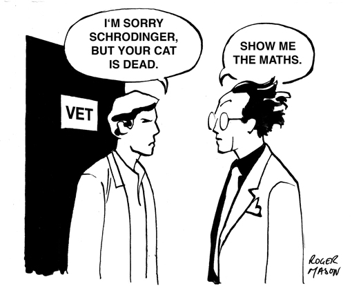 Schrodinger's Cat cartoon