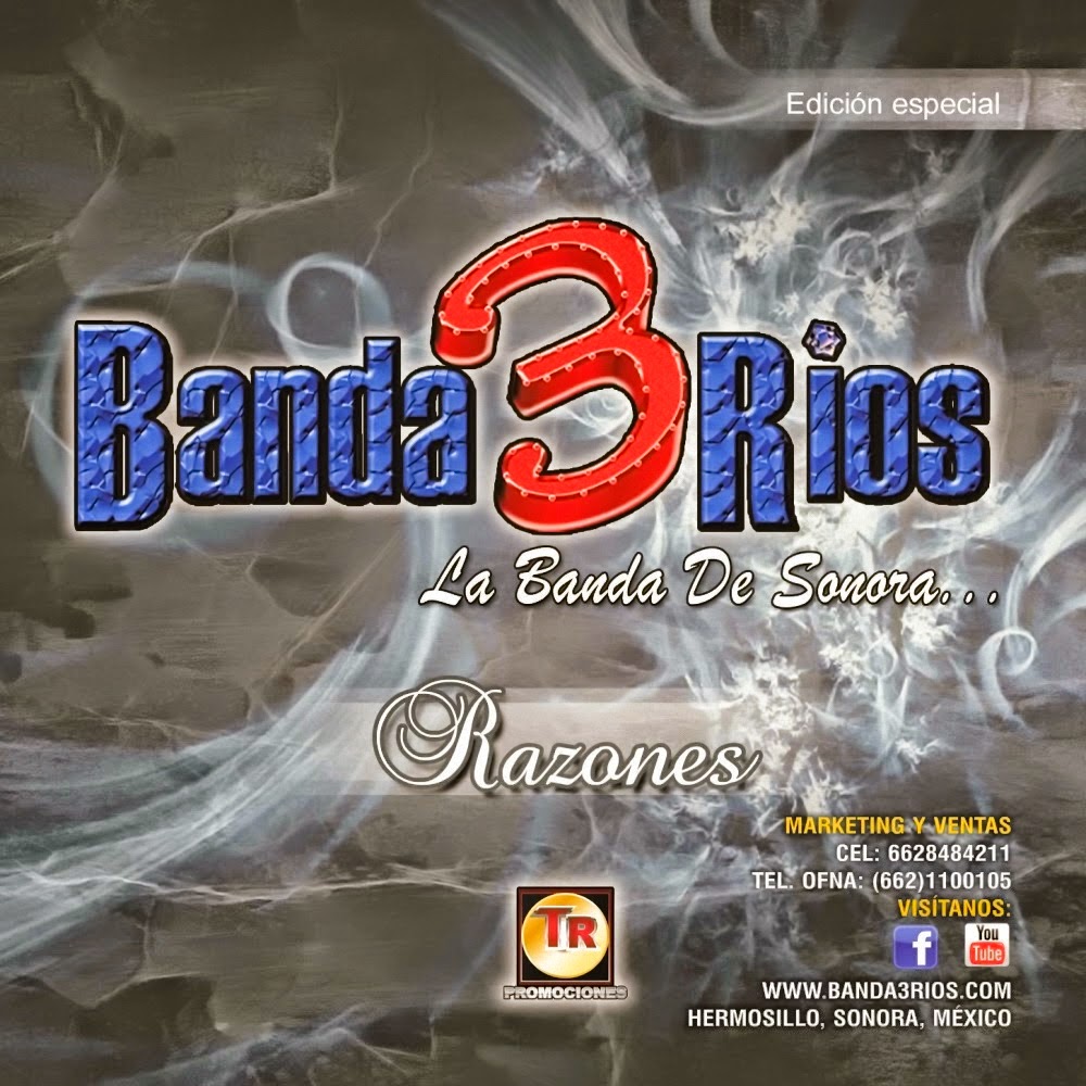 Mi Pasión La Música De Banda: Banda 3 Rios - Razones