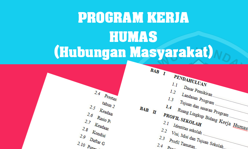 Program Kerja Wakil Kepala Sekolah/PP Urusan Hubungan Masyarakat (Humas ...
