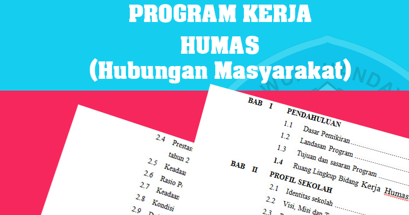 Program Kerja Wakil Kepala Sekolah/PP Urusan Hubungan Masyarakat (Humas ...