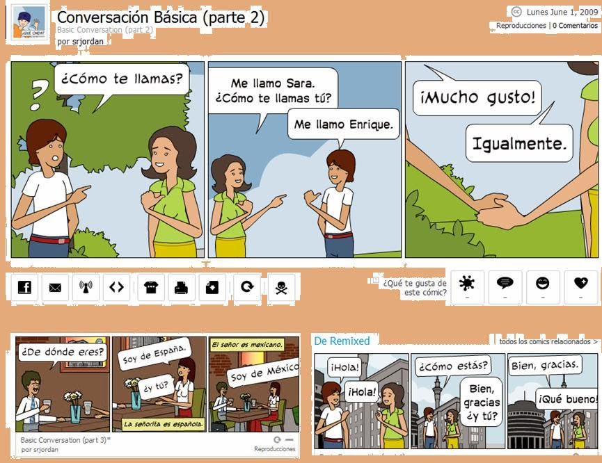 Mis clases de Español: Una conversación espontánea Y5 - Y6