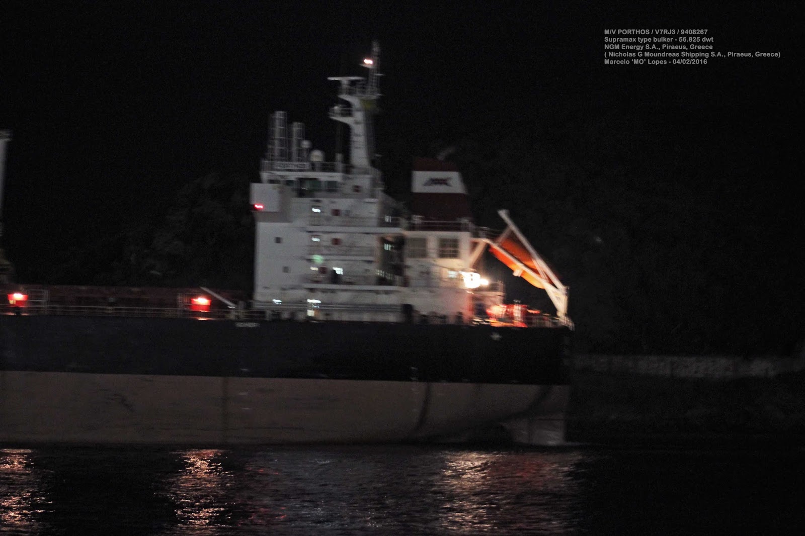 Santos Shiplovers: M/V Porthos / V7RJ3 - Turnaround Santos, 4-6/02/2016