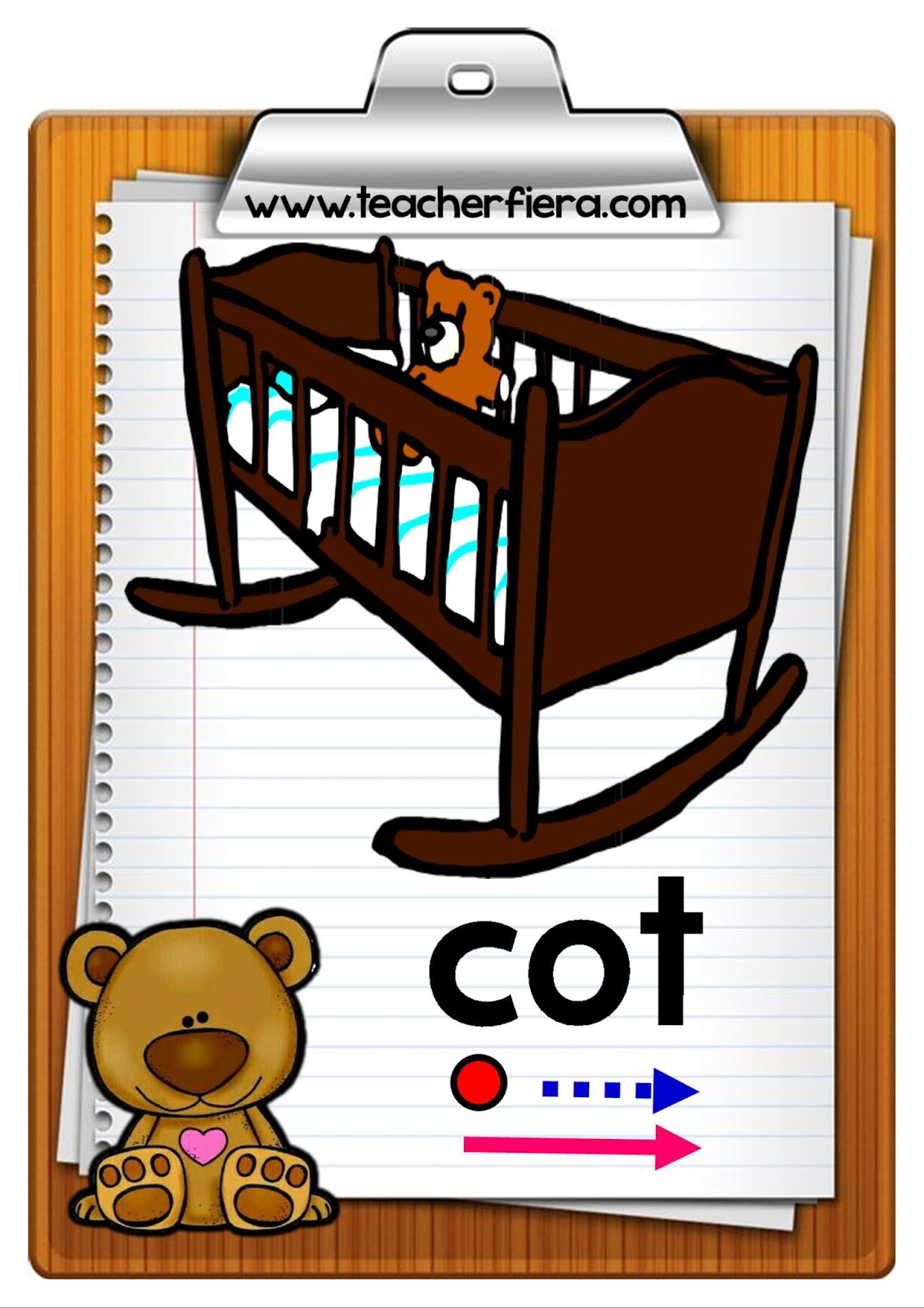 teacherfiera.com: OT WORD FAMILY FLASHCARDS