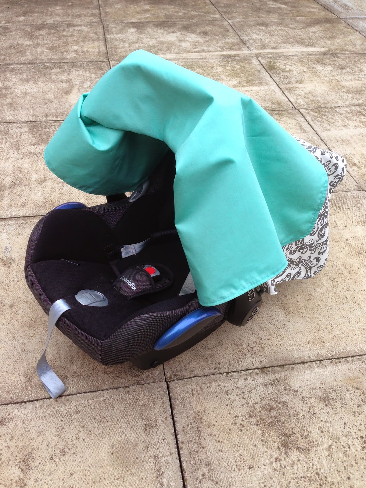 Bundles and Buttons: Baby Car Seat Canopy Tutorial