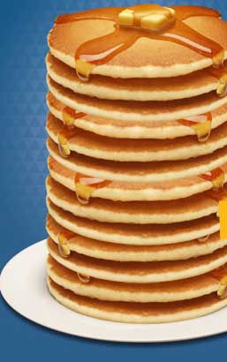 The Chicken Herder: Free Short Stack of Pancakes at IHOP on Feb 28