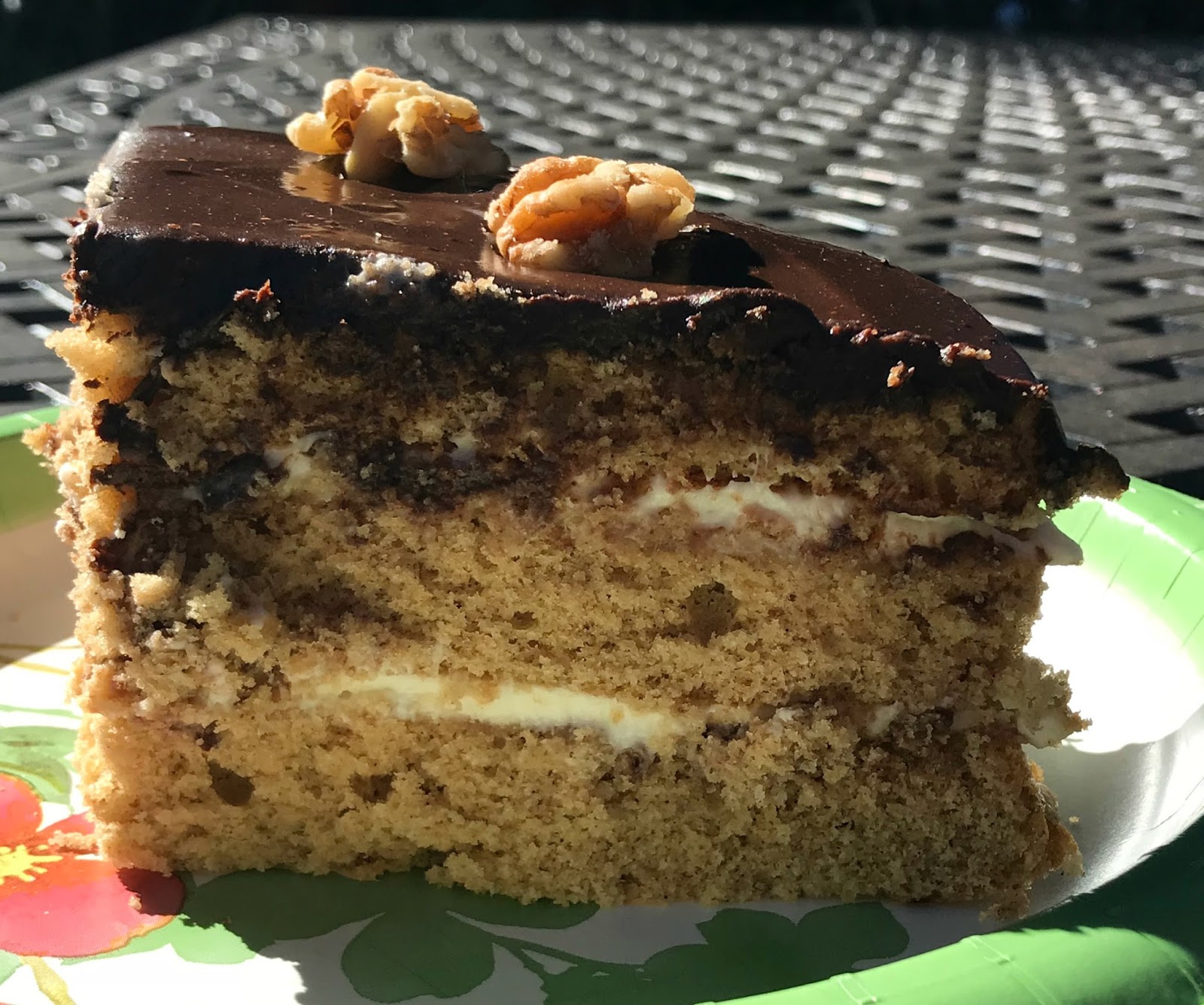 Dying for Chocolate: Chocolate-Glazed Maple Spice Cake