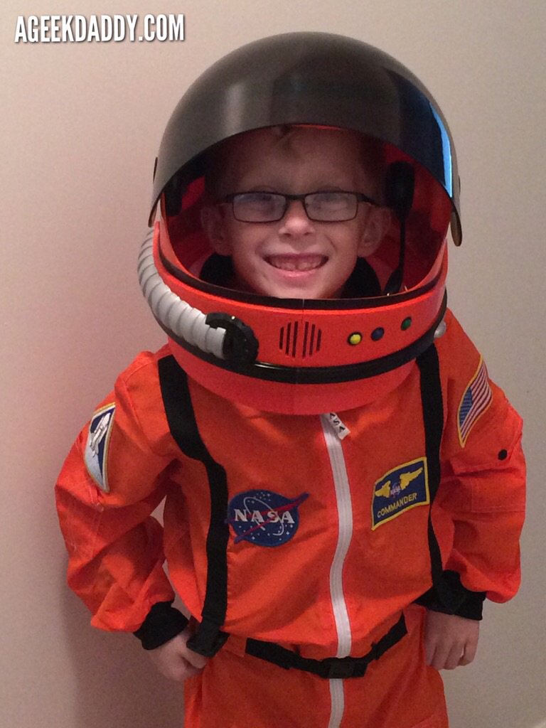 A GEEK DADDY: BLAST OFF TO ADVENTURE IN AN AEROMAX TOYS SPACE SUIT