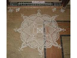 SARAPANDIAN DIRECTORY: RICE FLOUR 'MAA KOLAM' FOR SPECIAL OCCASION