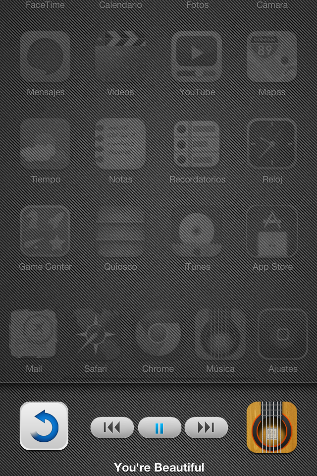 Smooth Texture: Tema para iPod touch é iPhone / Kruz HD