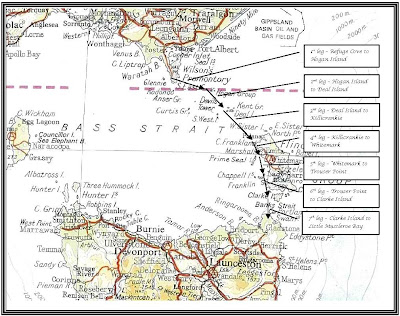 Kayak Bass Strait to End Slavery: THE JOURNEY