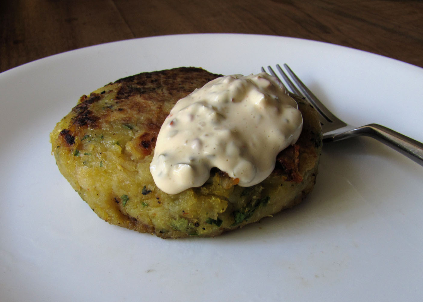 Smells Like Food in Here: Shrimp and Sweet Potato Cakes with Chayote ...