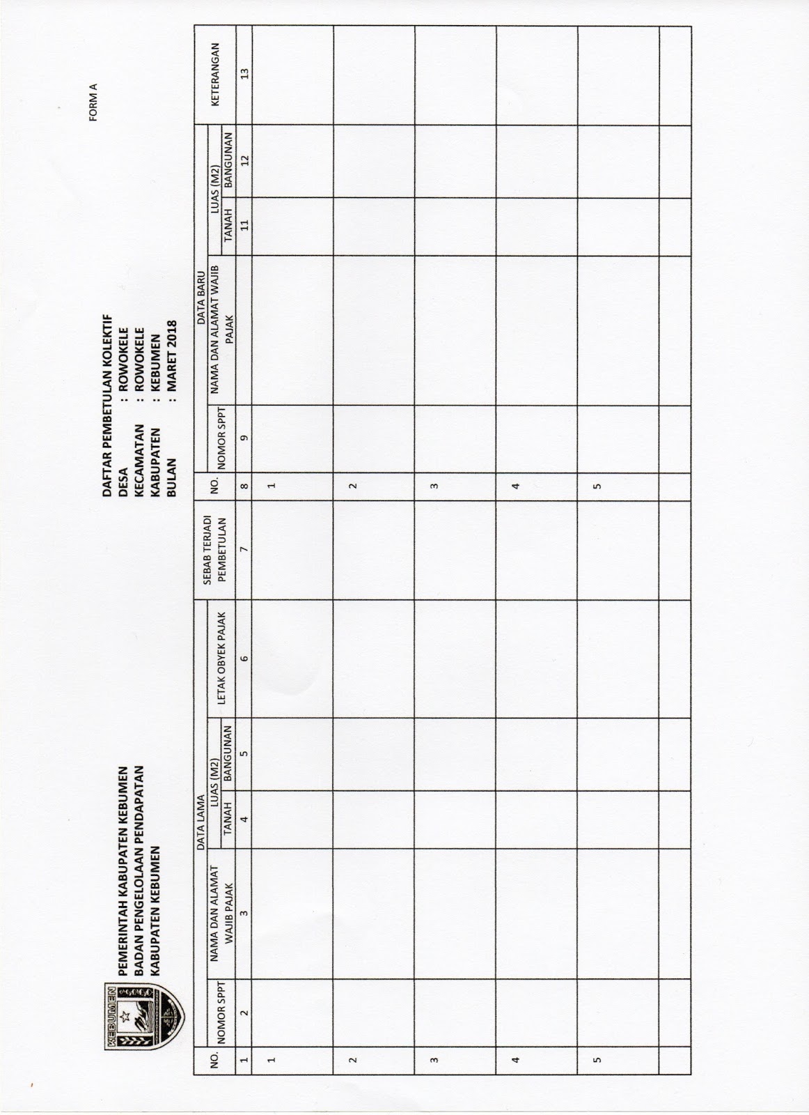 Pendamping Profesional: APLIKASI SPOP ( SURAT PEMBERITAHUAN OBJEK PAJAK )