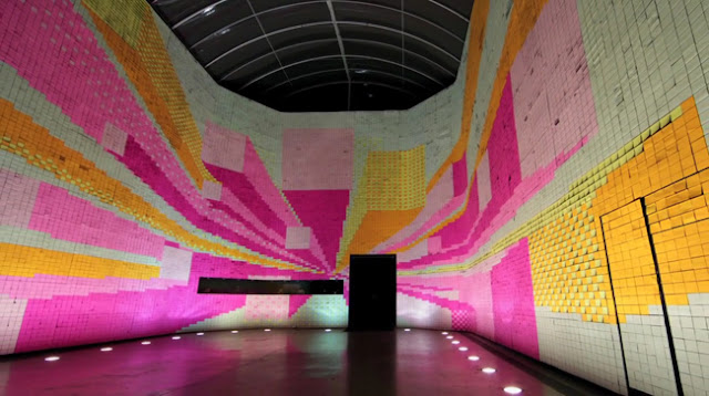 Designaholic | 350,000 Post-Its animados en stop-motion