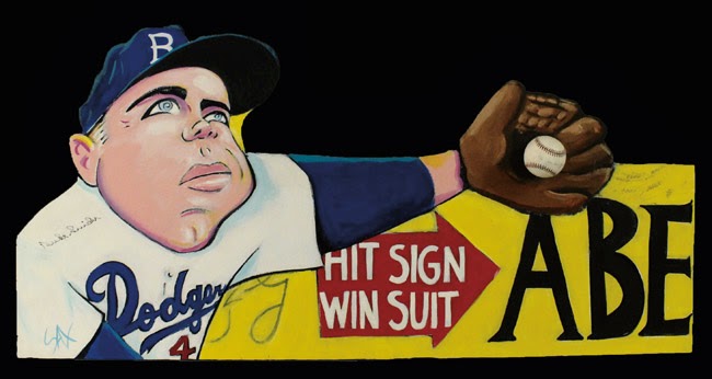 Dodgers Blue Heaven: A Campanella Plaque and Duke Snider Art Piece at ...