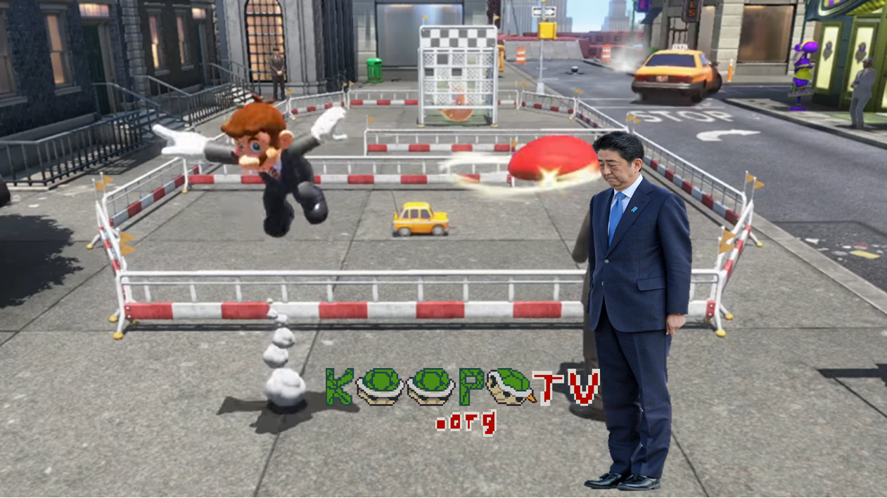 KoopaTV: Reminder: Mario and Cappy CAPTURED Shinzō Abe!