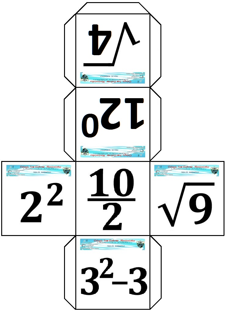 FICHAS DE MATEMÁTICA DE R.CARTOLIN: Operaciones: Cubo