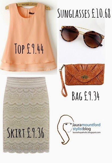 Cheap Outfit Ideas #4 - Lace Bodycon Skirt