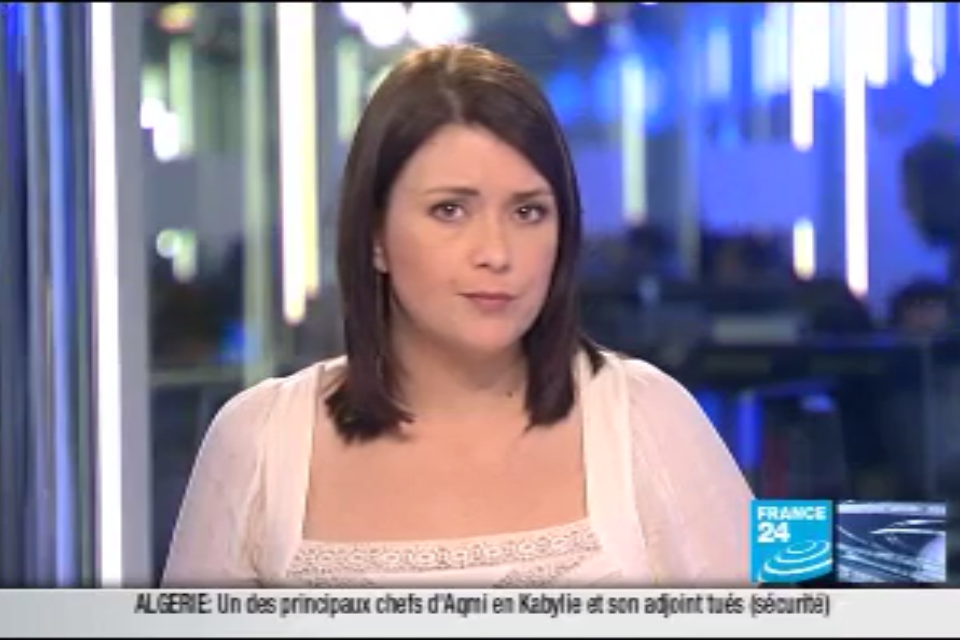 vuesalatele: 2012 01 03 @06H30 - AUDREY RACINE, FRANCE 24, LE JOURNAL