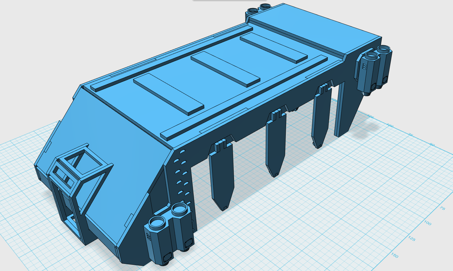 What's On Your Table: 3D Printing and MDF Cargo Shuttle and Tau Defense ...