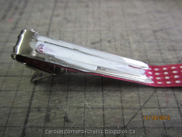 Carole's Corner of Crafts: Craft - How to Cover Spring Hair Clips