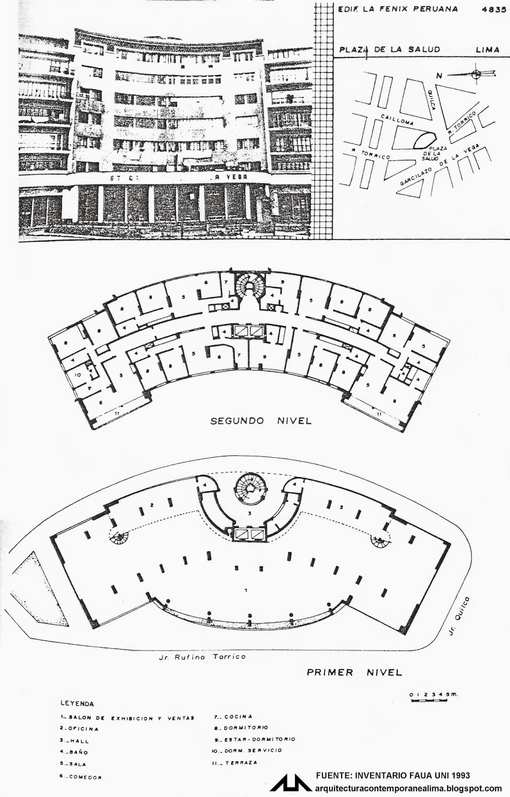 ARQUITECTURA CONTEMPORANEA DE LIMA: 4835 EDIFICIO DE LA FENIX PERUANA