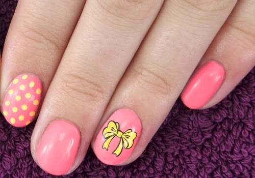 25 Adorable Bow Nail Art Designs to Die for ~ Makeup & Beauty Tips