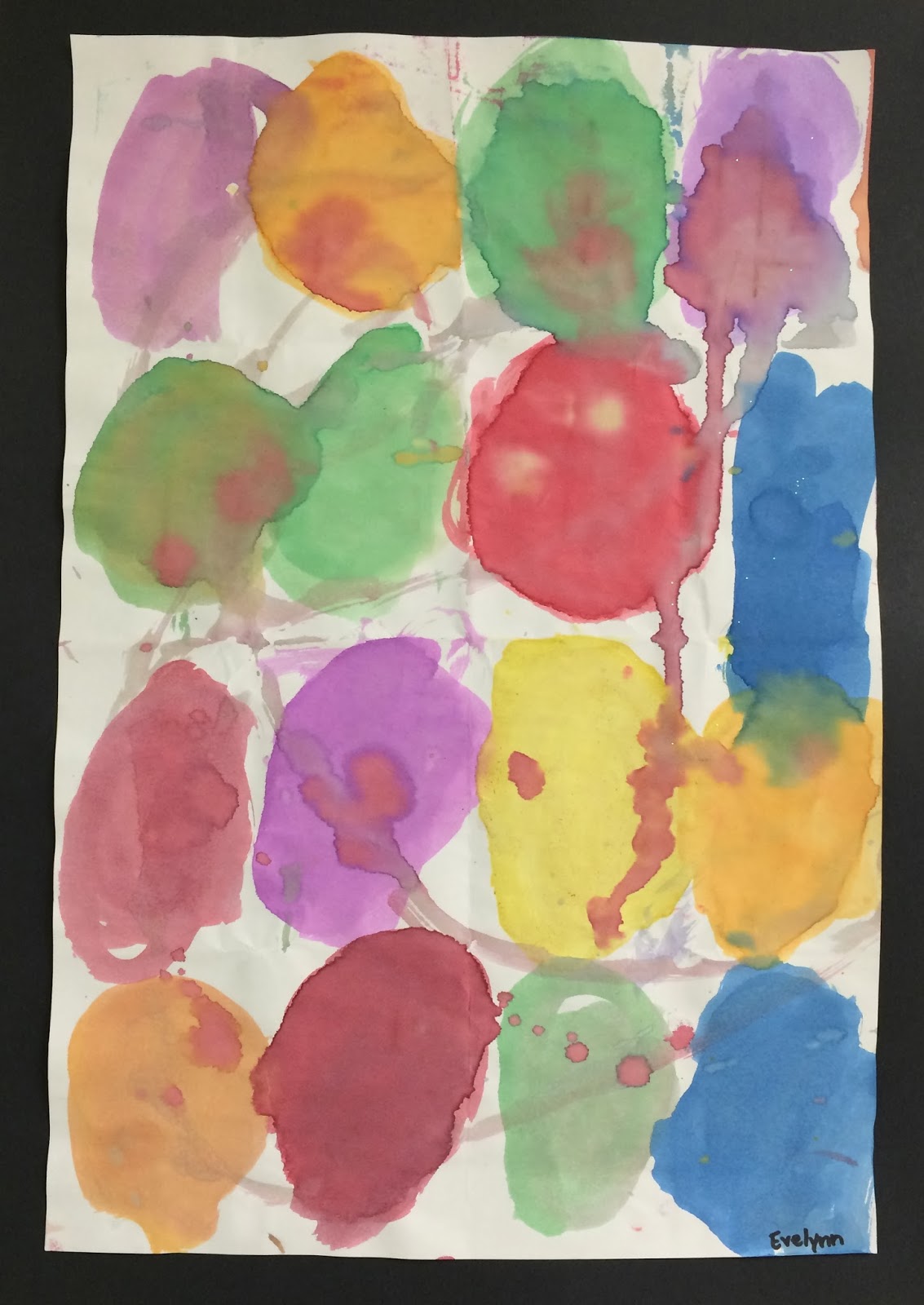 Miss French Fry Makes Art: Connect the Dots, Kandinsky Style.