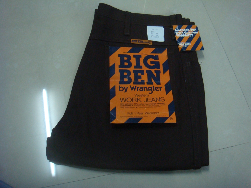 Kobe Bundle: Vtg NOS 70's Wrangler BIG BEN Western Work jeans W33 L30 ...