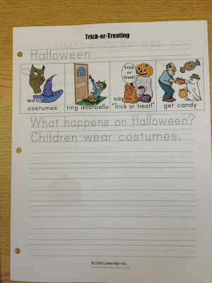 Autism Tank: More Halloween Worksheets