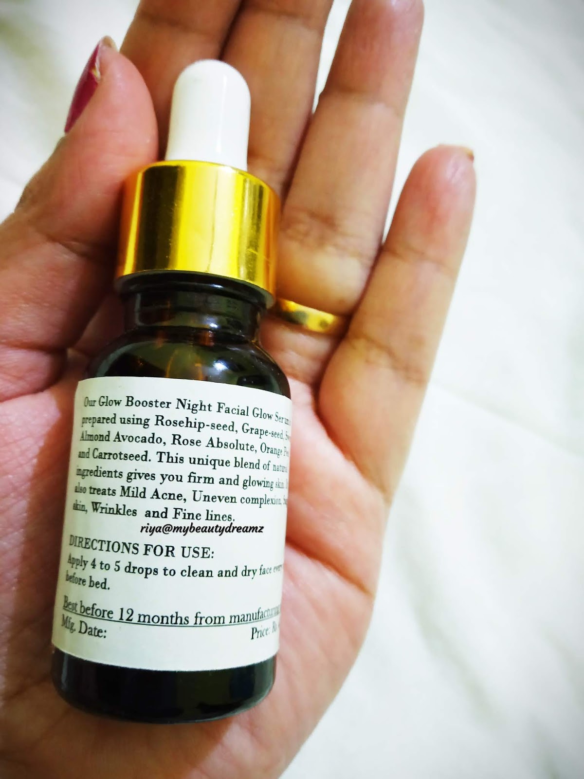 Glow Booster || Night facial glow Serum || The Beauty Rituals || Detail ...