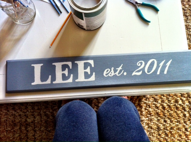 the eclectic owl: DIY Wooden Name Sign