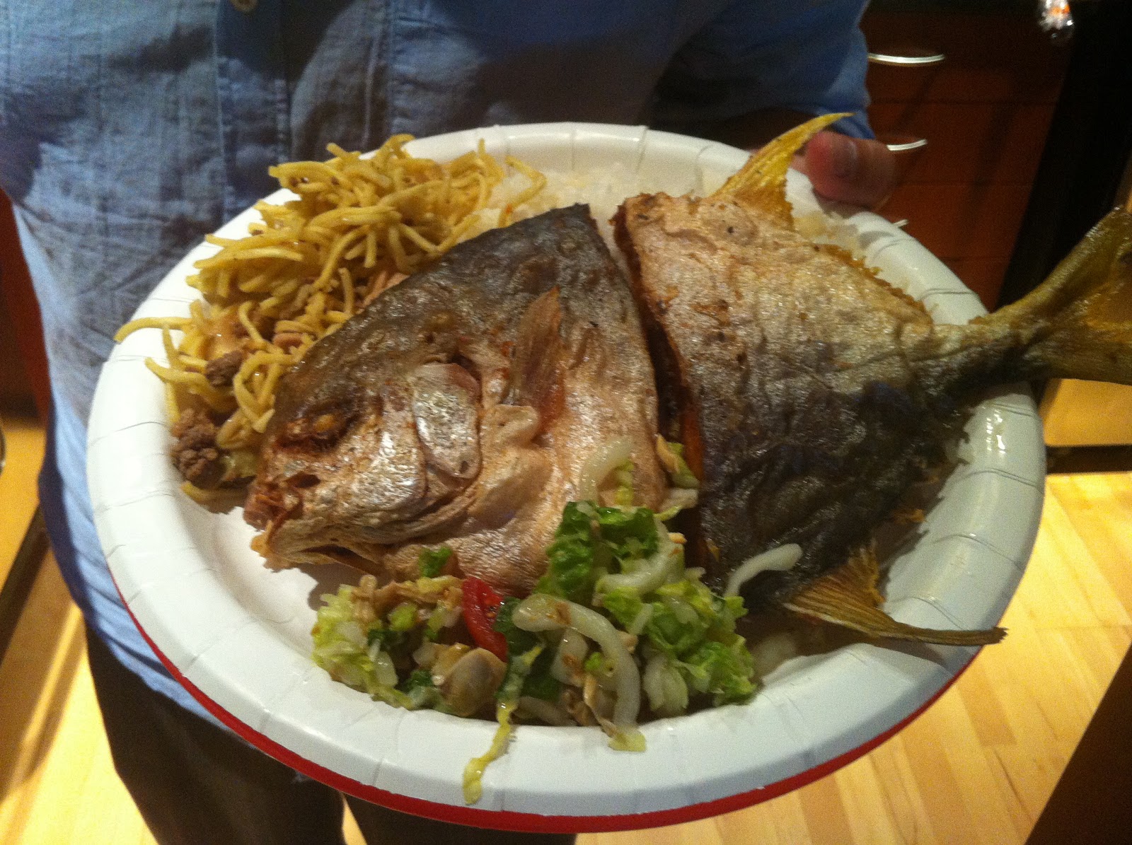Hafa Adai : Fish Head and Rice