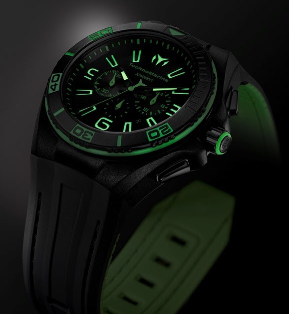 WATCHMATRIX: TechnoMarine Night Vision in Green