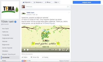 Serdal Boz: GÜZEL YARINLAR İÇİN BİR FİDAN DA SEN DİK