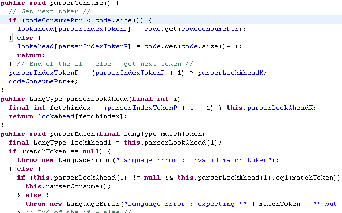 Berlin Brown And Software Development Implementing A Parser And Simple Compiler For The Java