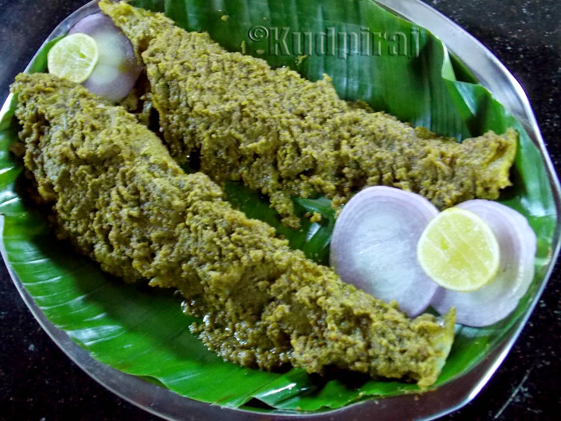 Kudpiraj's Garam Tawa: Kaane Fish Green Masala Fried