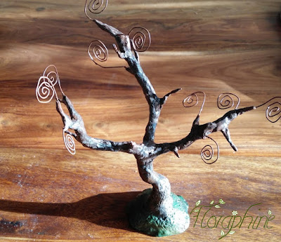 Floraphine's Creative Madness: Tutorial Photo Tree Clay