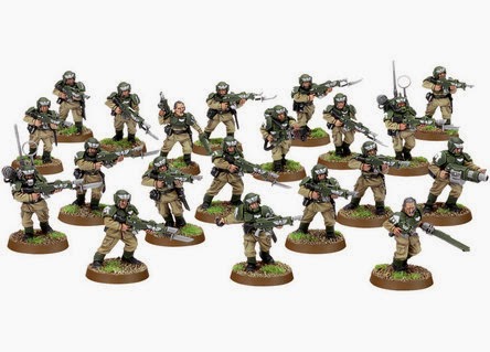 Defenders of the Cadian Gate: Imperial Guard through the ages